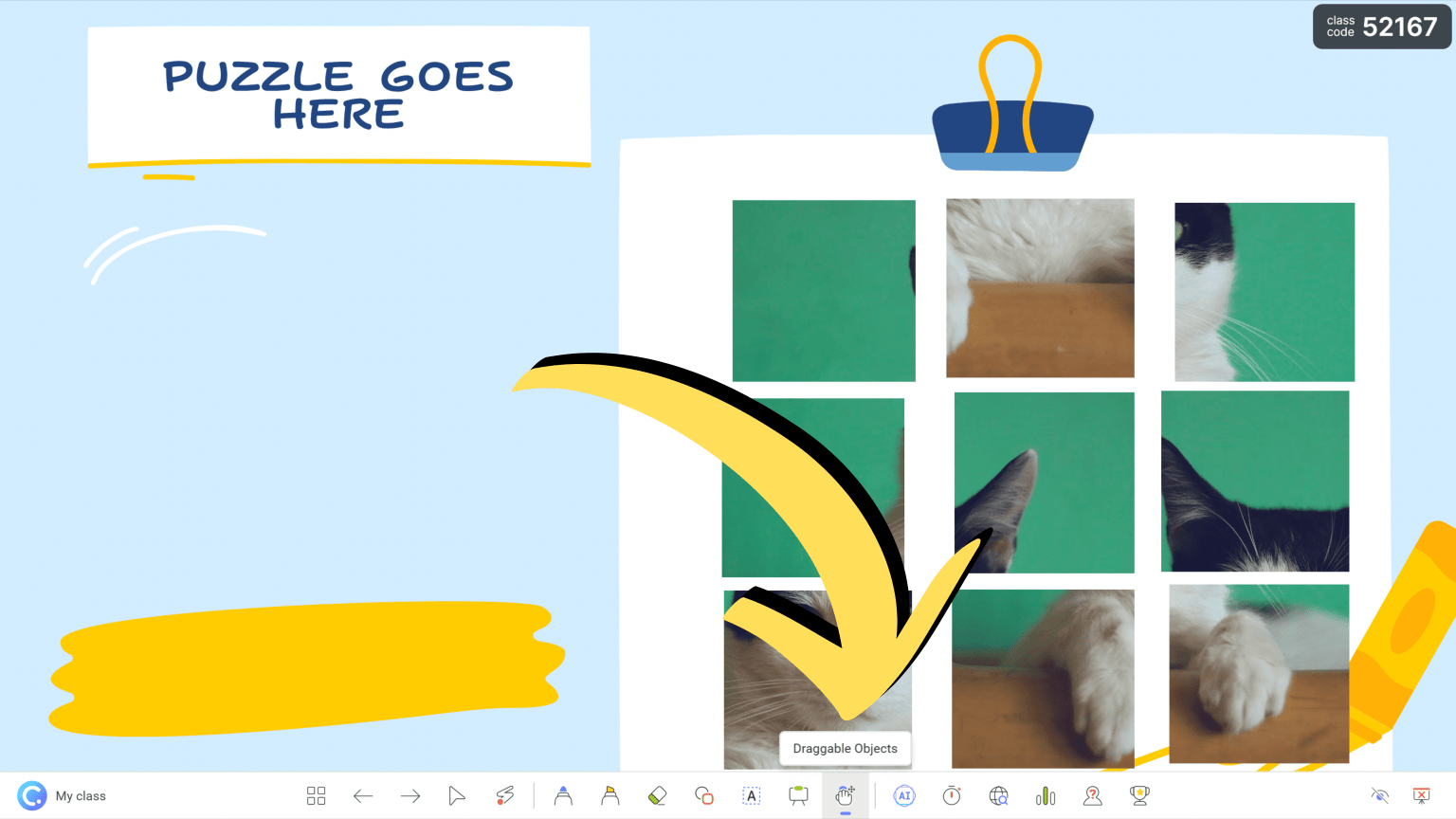 Free Interactive Powerpoint Puzzle Template And Tutorial In 5 Simple Steps Classpoint 3180