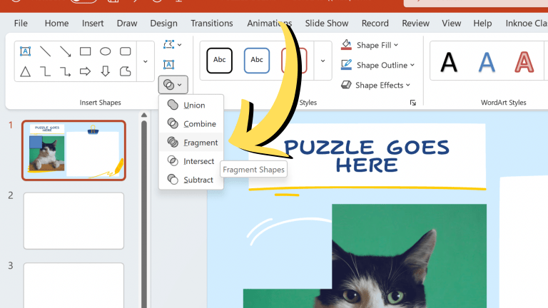 Free Interactive PowerPoint Puzzle Template and Tutorial in 5 Simple Steps | ClassPoint