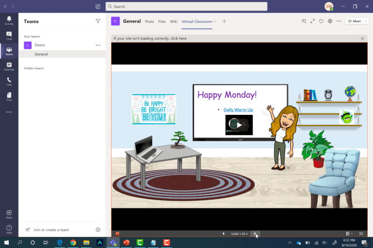 How to Create and Use an Interactive Bitmoji Classroom in PowerPoint ...
