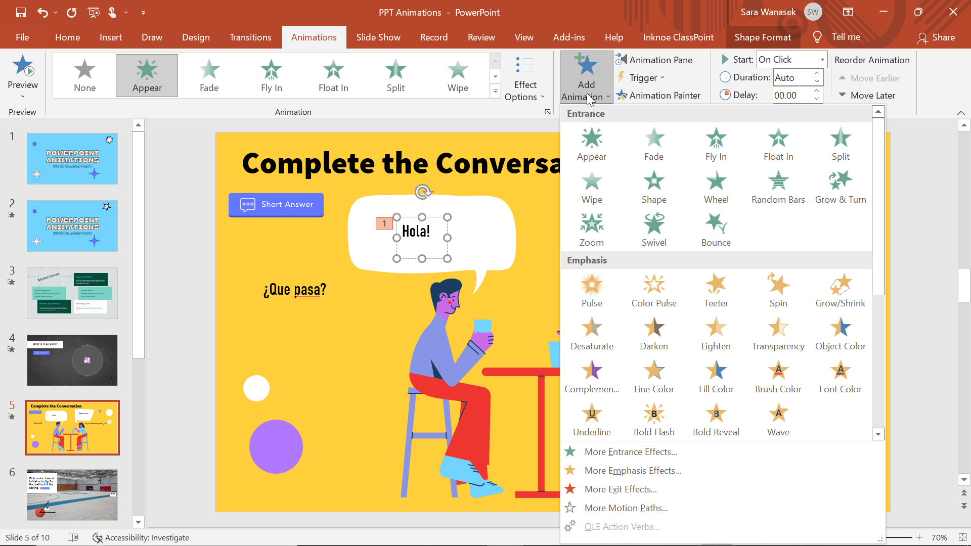 Top 153 Powerpoint Entrance And Exit Animation Same Object 