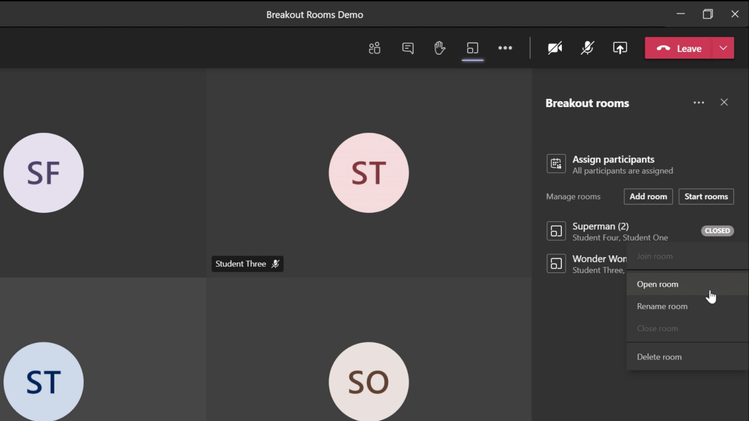 Cómo utilizar las salas de reuniones en Microsoft Teams | ClassPoint