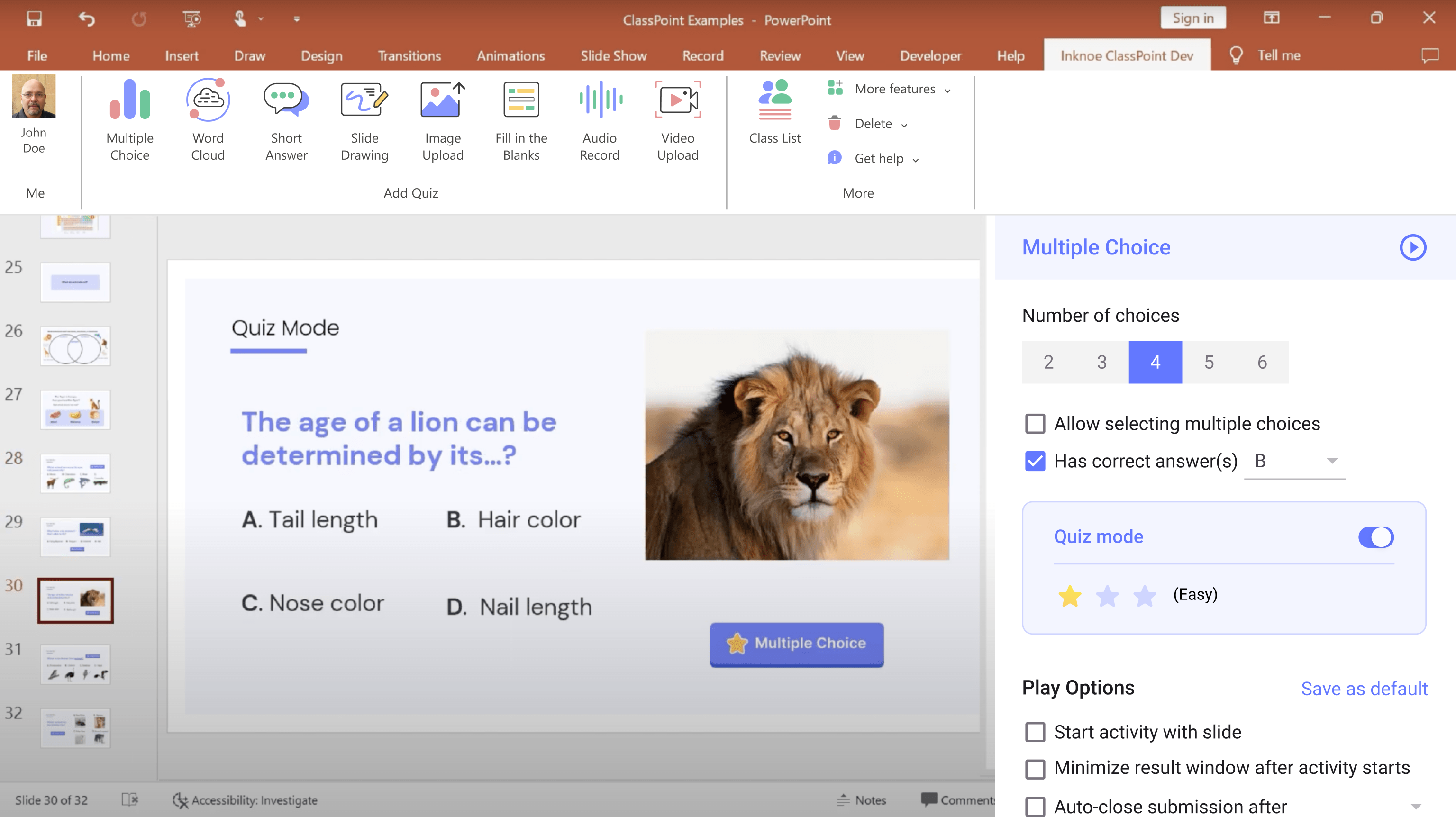 Free PowerPoint Trivia Template for Different Difficulty Levels ...