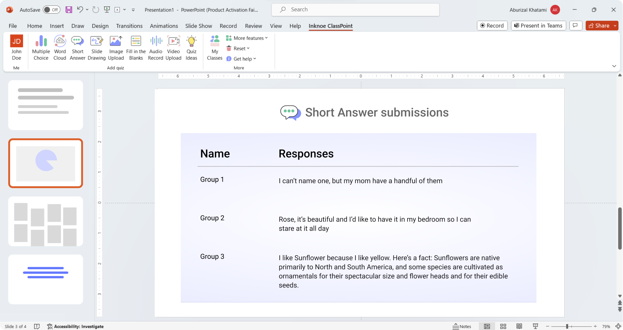 Use Interactive Short Answer Questions to Transform your PowerPoint ...