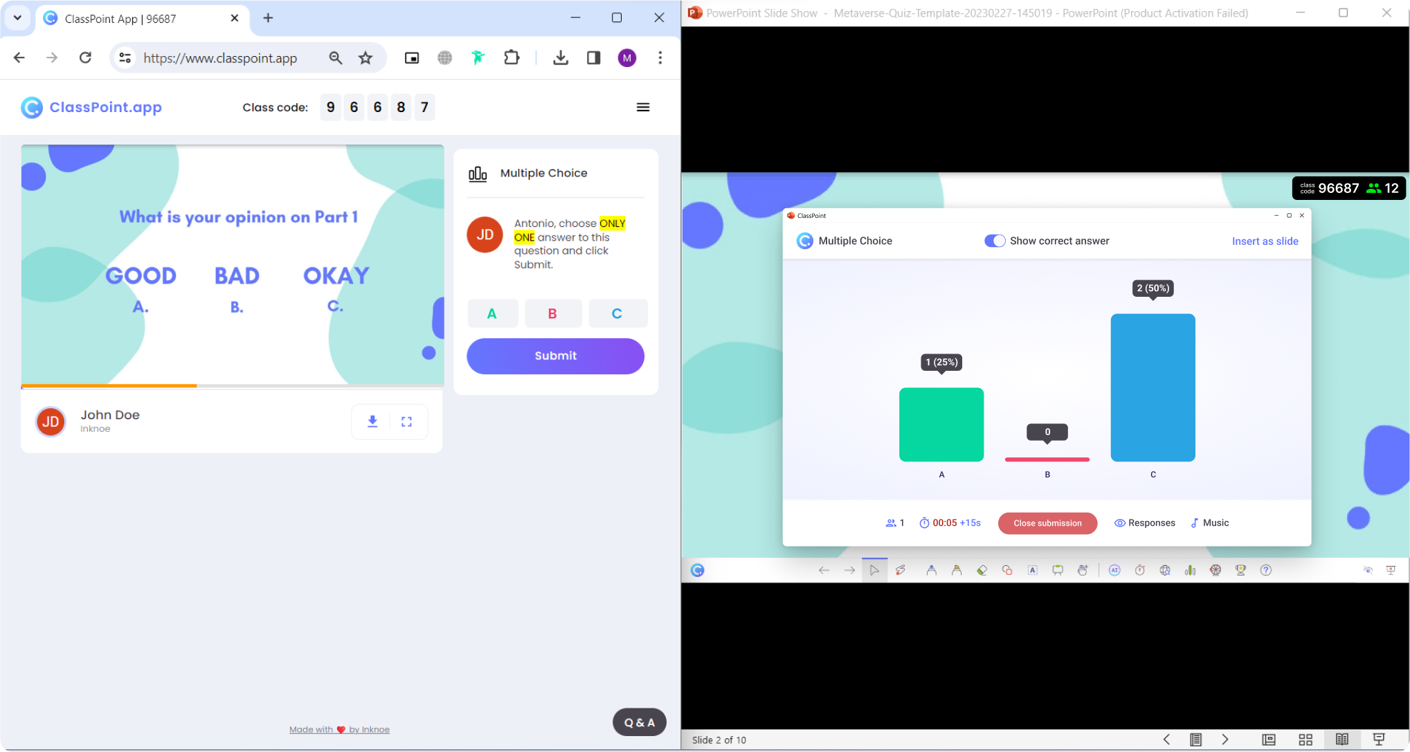 Live Polling in PowerPoint Tool | ClassPoint