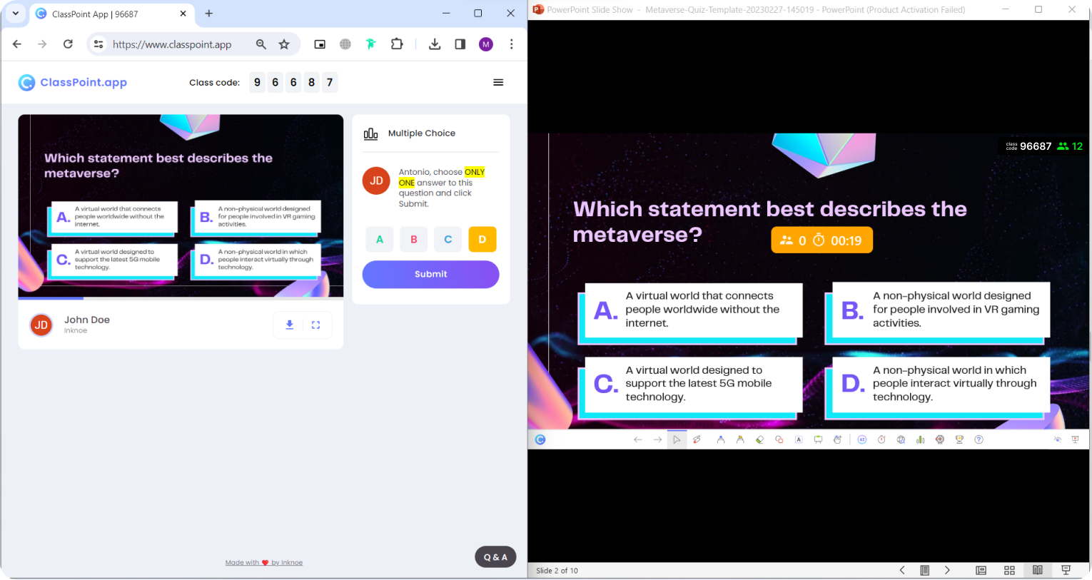 How to Create a Classroom Quiz Competition in PowerPoint | ClassPoint
